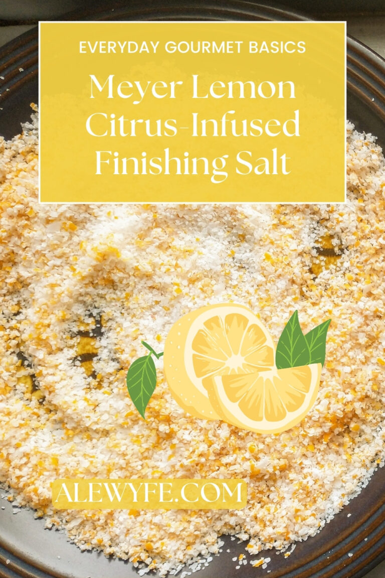 Meyer Lemon Salt- How to Make Homemade Citrus-Infused Salts