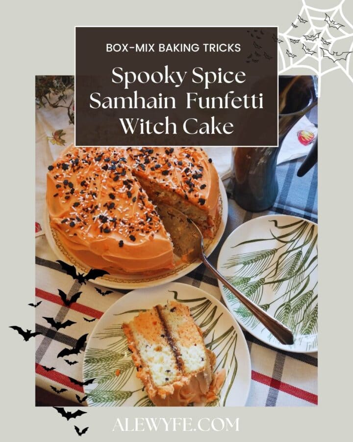 BAKE: Spooky Spice Samhain Funfetti Witch Cake - ALEWYFE
