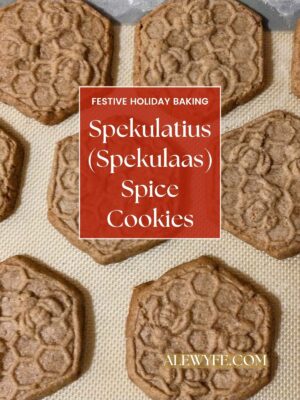 BAKE: Spekulatius (or Spekulaas) Shaped Spice Cookie - ALEWYFE