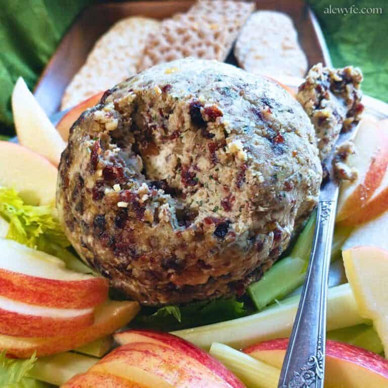 Cranberry Orange Walnut Cheese Ball Recipe - ALEWYFE