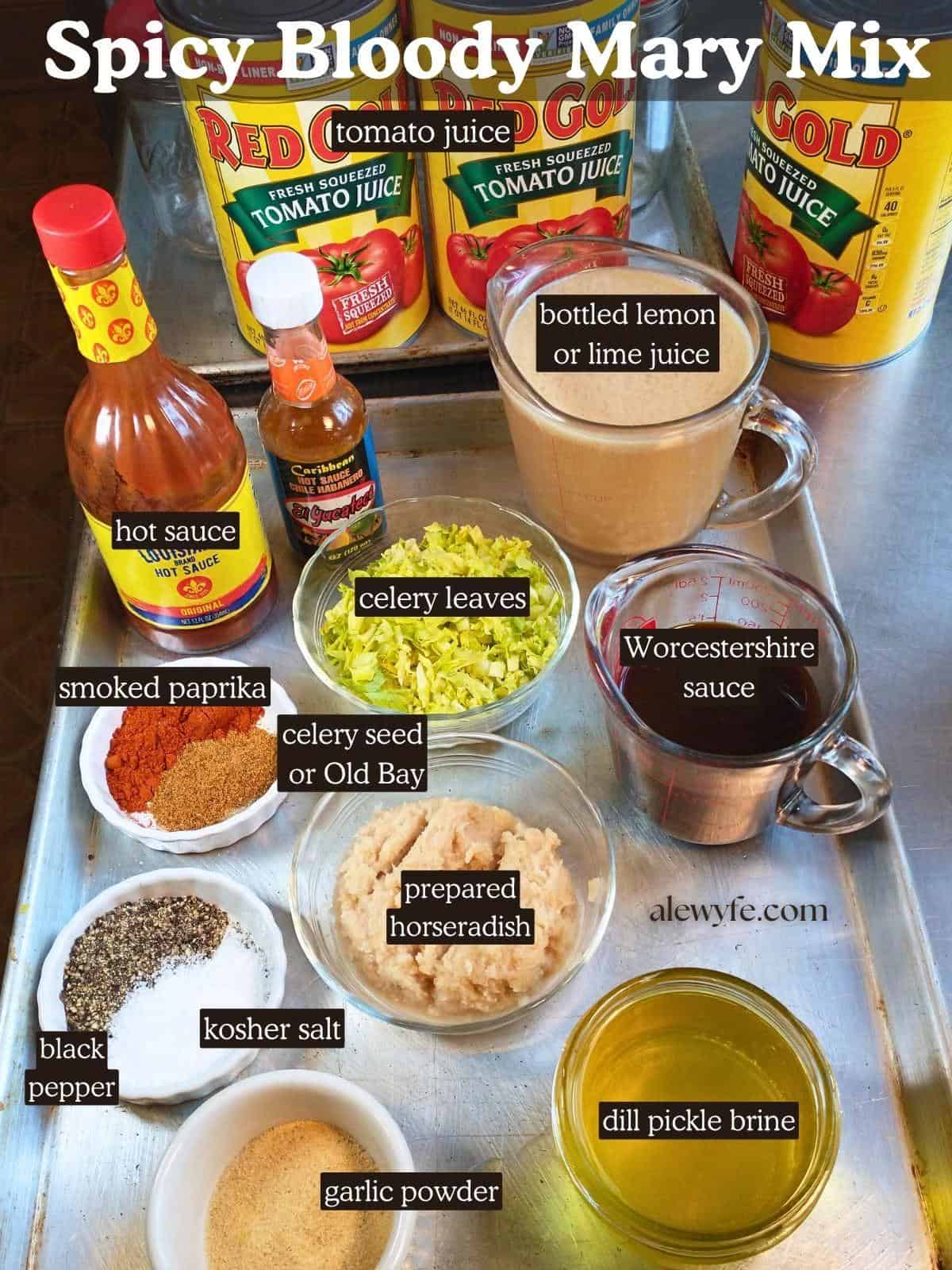 CANNING: Homemade Bloody Mary Mix - ALEWYFE